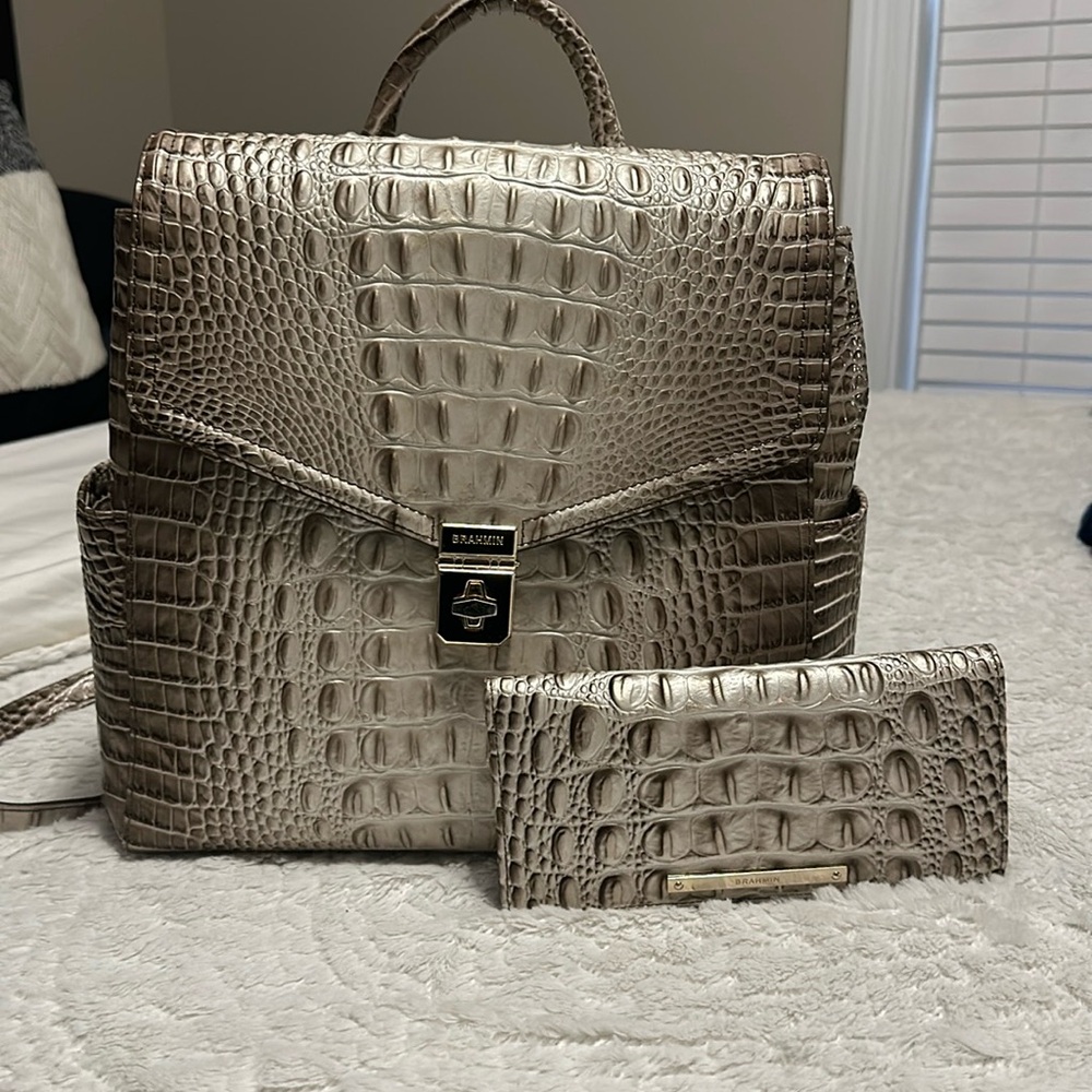Brahmin Backpack Purse - Gem